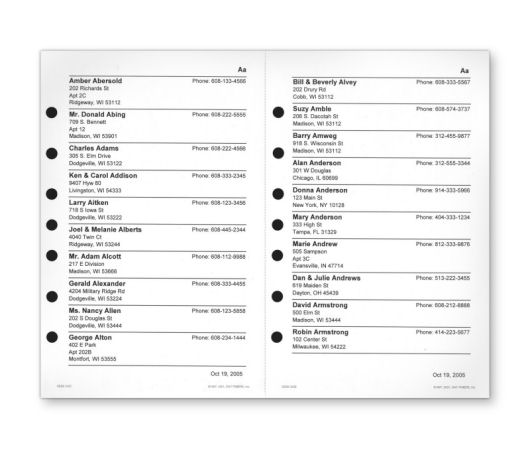 StatTrak Address Manager Screens