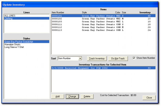 EZ Small Business Software Screen Images