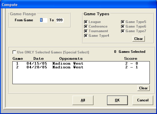 StatTrak for Soccer Screen Images